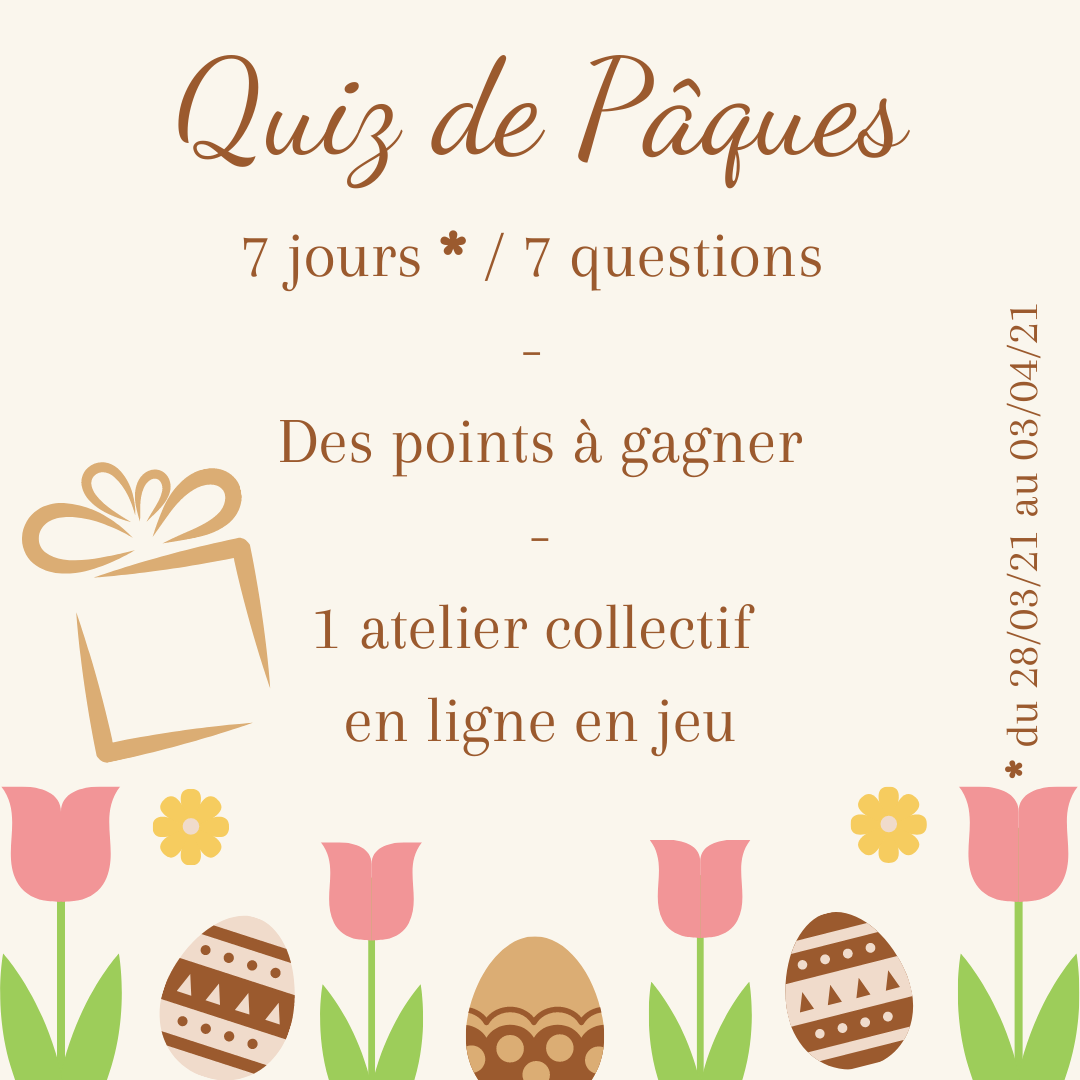 Quiz de Pâques ! | Jeu concours | Le Dessert d'Abord